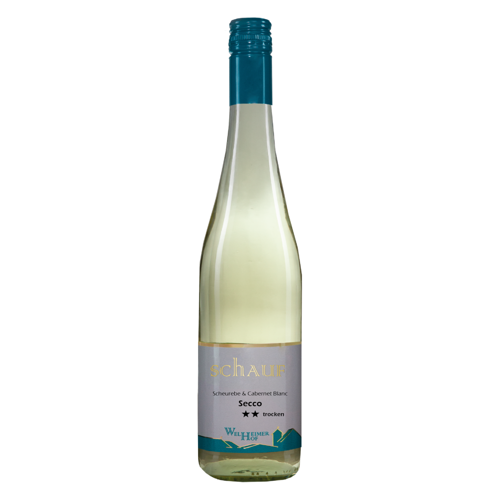 Cabernet Blanc & Scheurebe Secco trocken 0,75l – Schauf Weine ...